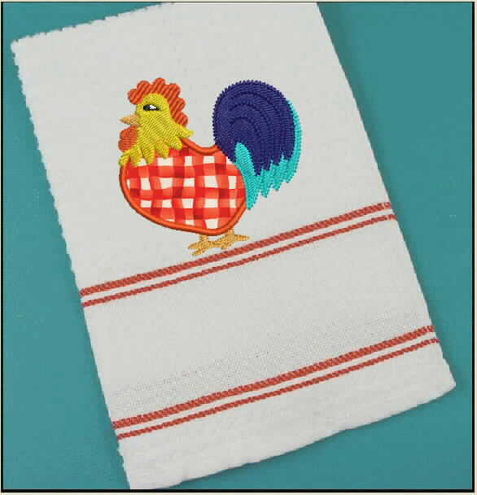 Rooster Applique Embroidery Design - Etsy