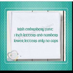 Irish Celtic Type Embroidery Font Machine Embroidery Design - Etsy
