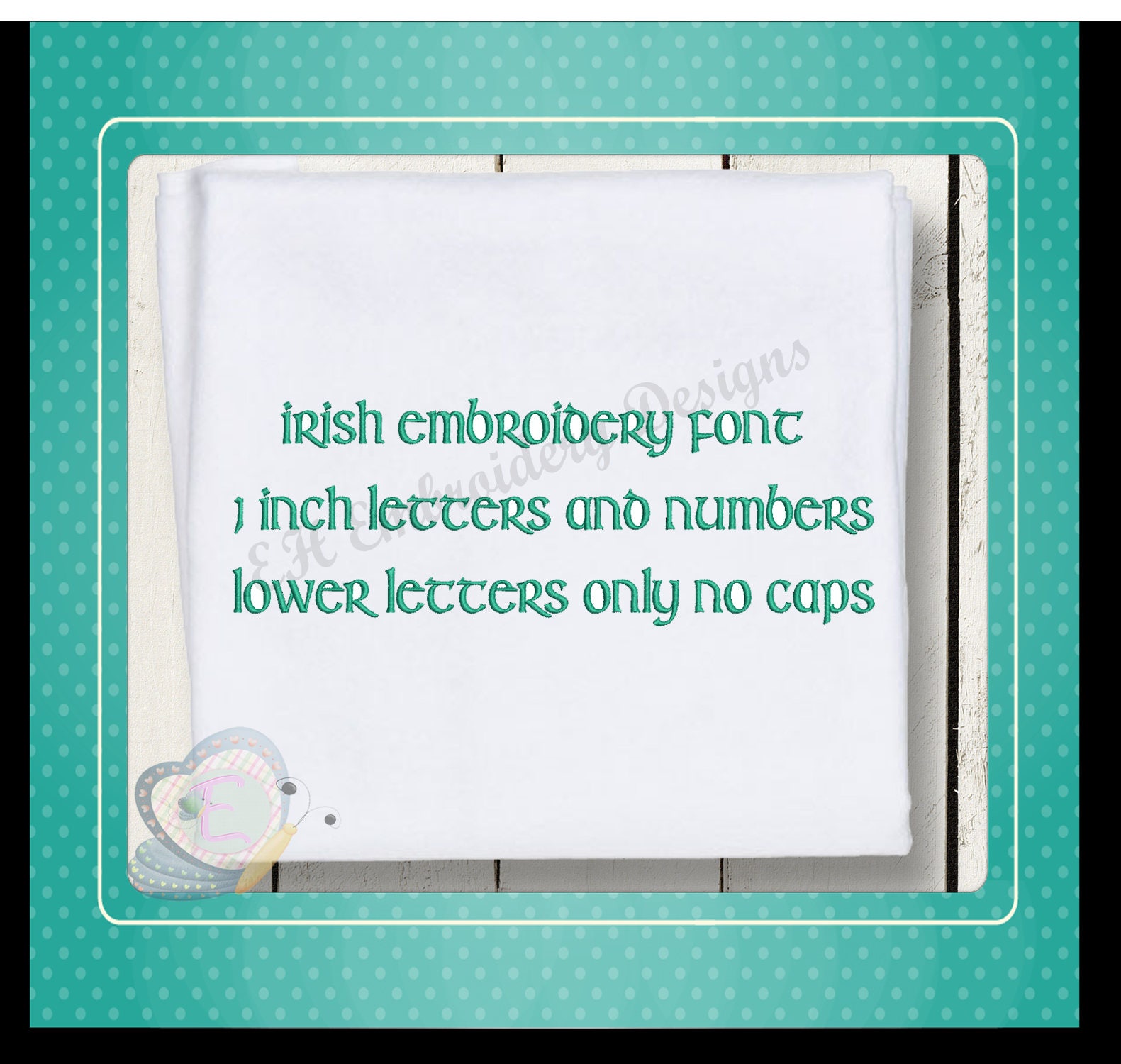 Irish Celtic Type Embroidery Font Machine Embroidery Design | Etsy