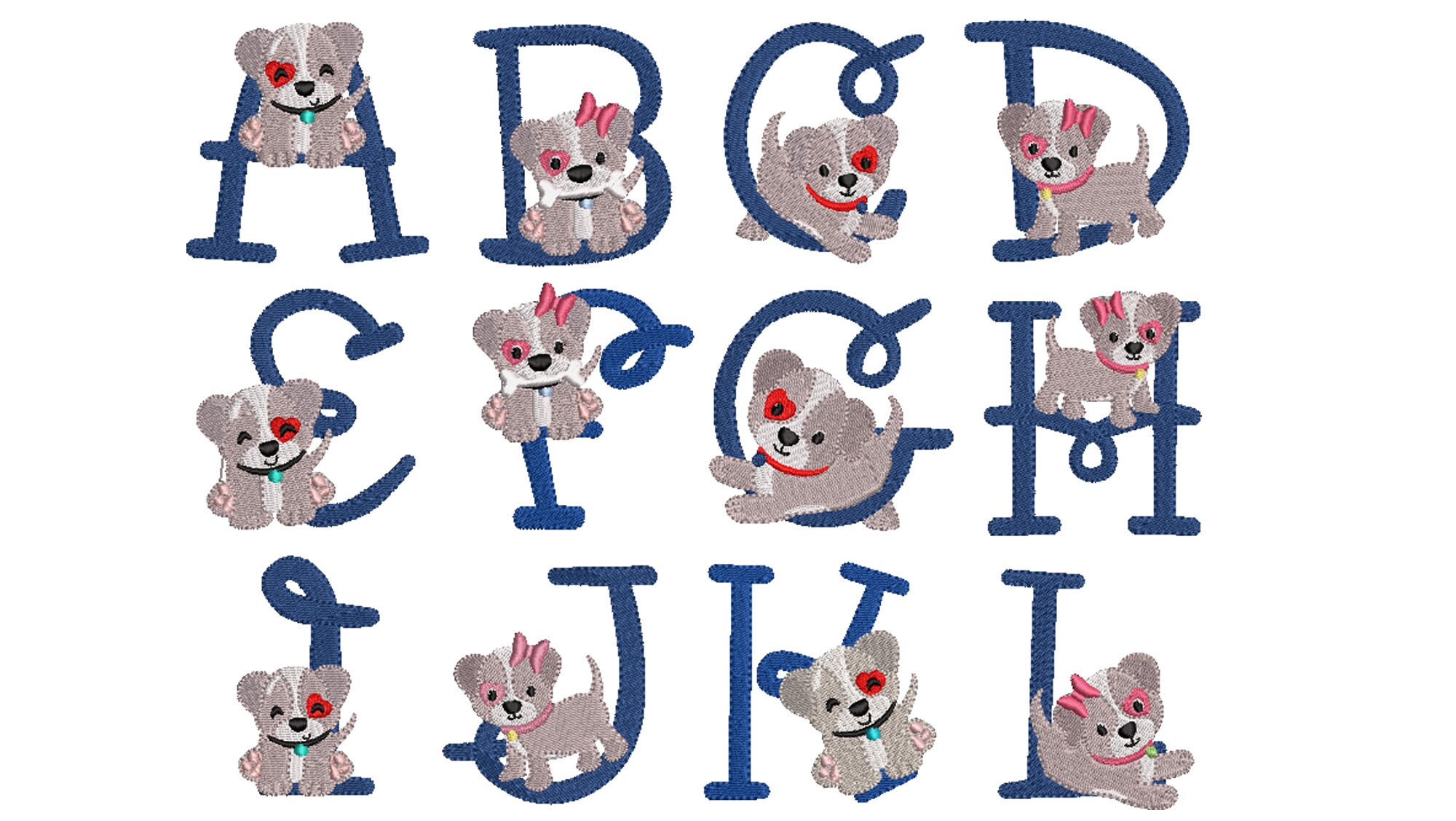 Alphabet Bundle Set Machine Embroidery Designs - Etsy