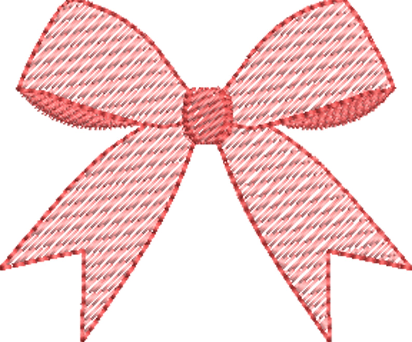Bow Sketch Stitch Machine Embroidery Design Set Hair Bow - Etsy