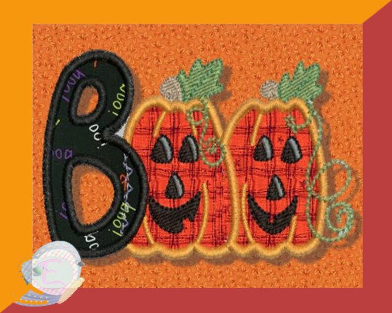 Halloween Machine Embroidery Design Set - Etsy