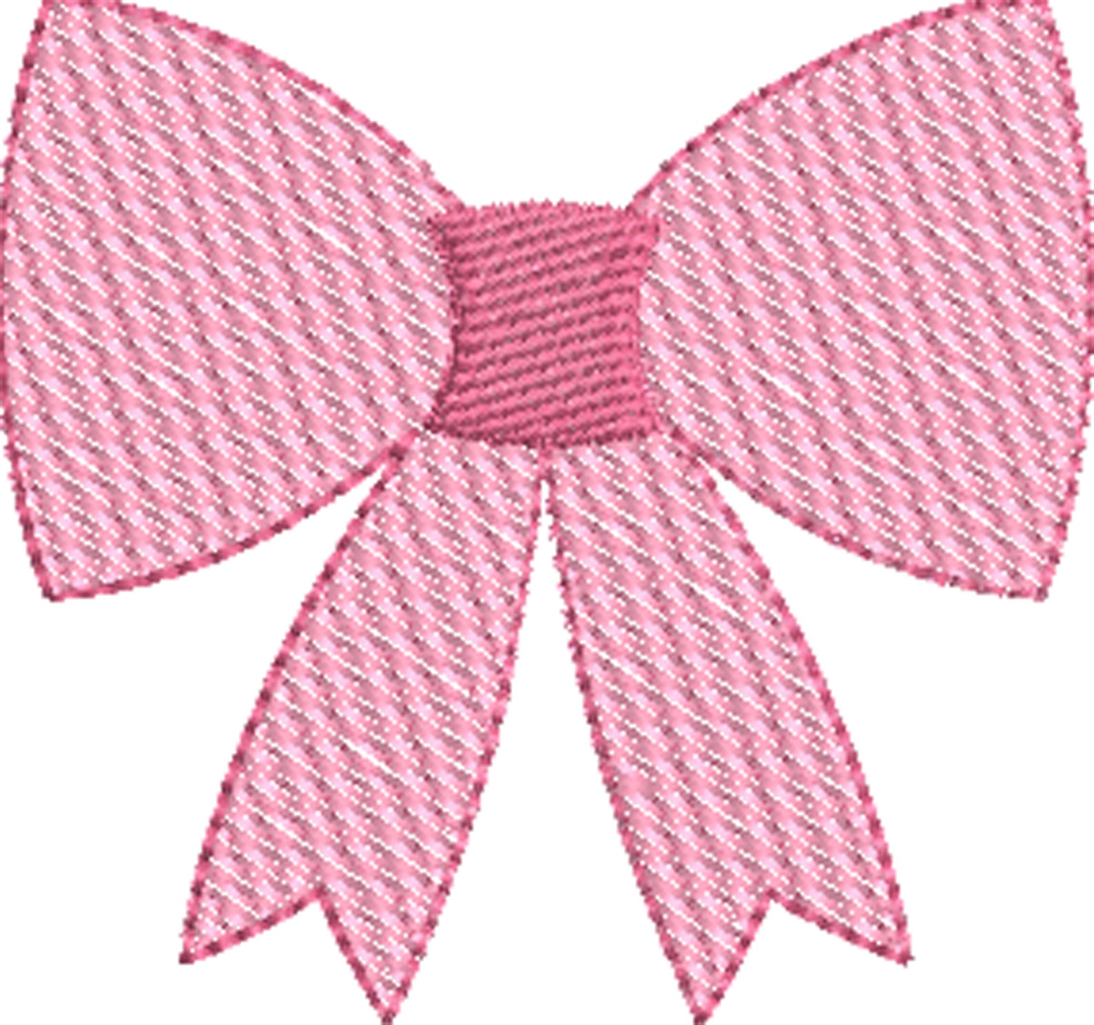 Bow Sketch Stitch Machine Embroidery Design Set Hair Bow - Etsy
