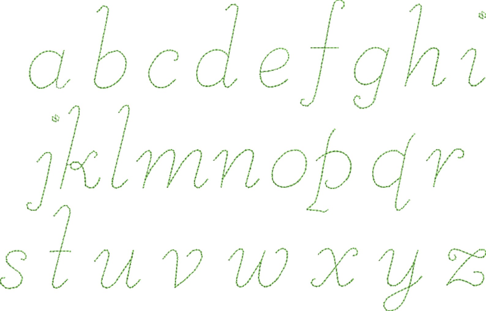 Vintage Script Embroidery Font - Etsy