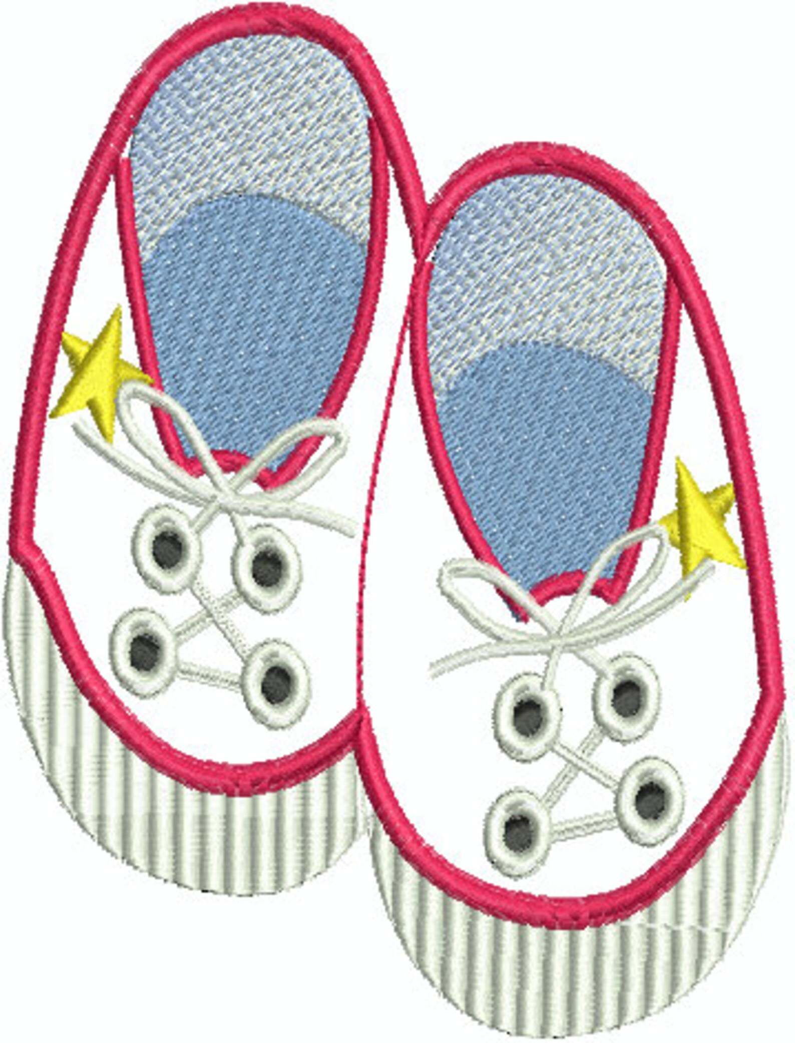 Baby Shoes Sneakers Applique Design Machine Embroidery Baby | Etsy
