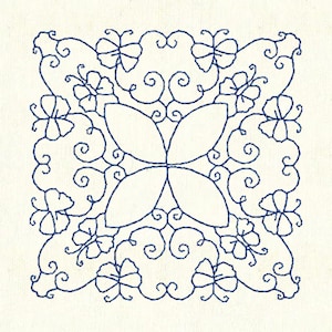 Butterfly Edge to Edge Quilt Blocks Embroidery Designs - Etsy