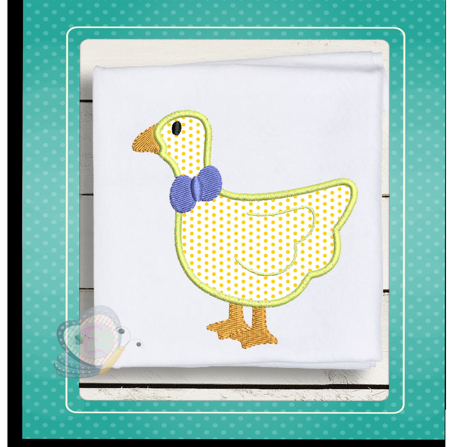 Duck Applique Design Machine Embroidery Instant Download - Etsy