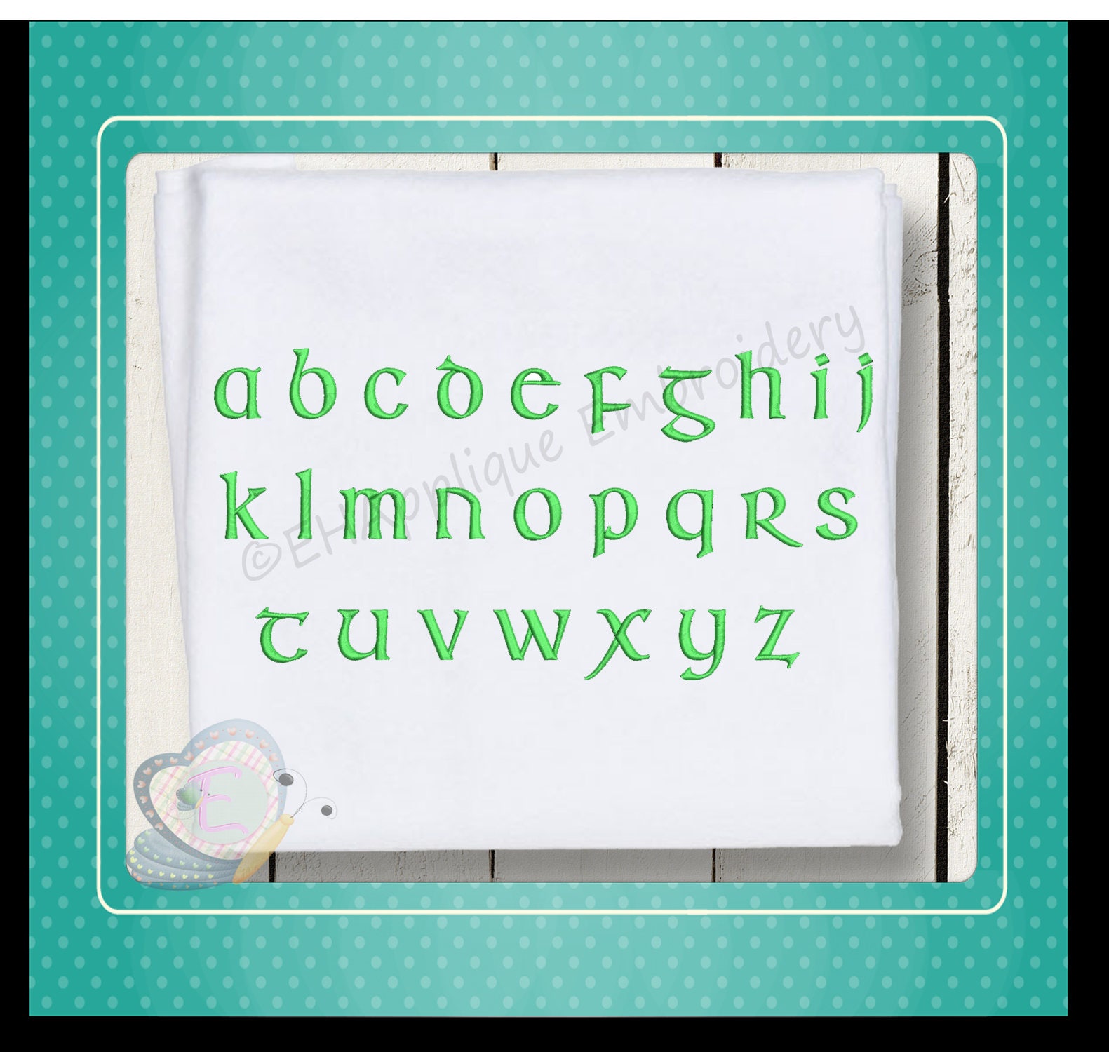 Irish Celtic Type Embroidery Font Machine Embroidery Design | Etsy