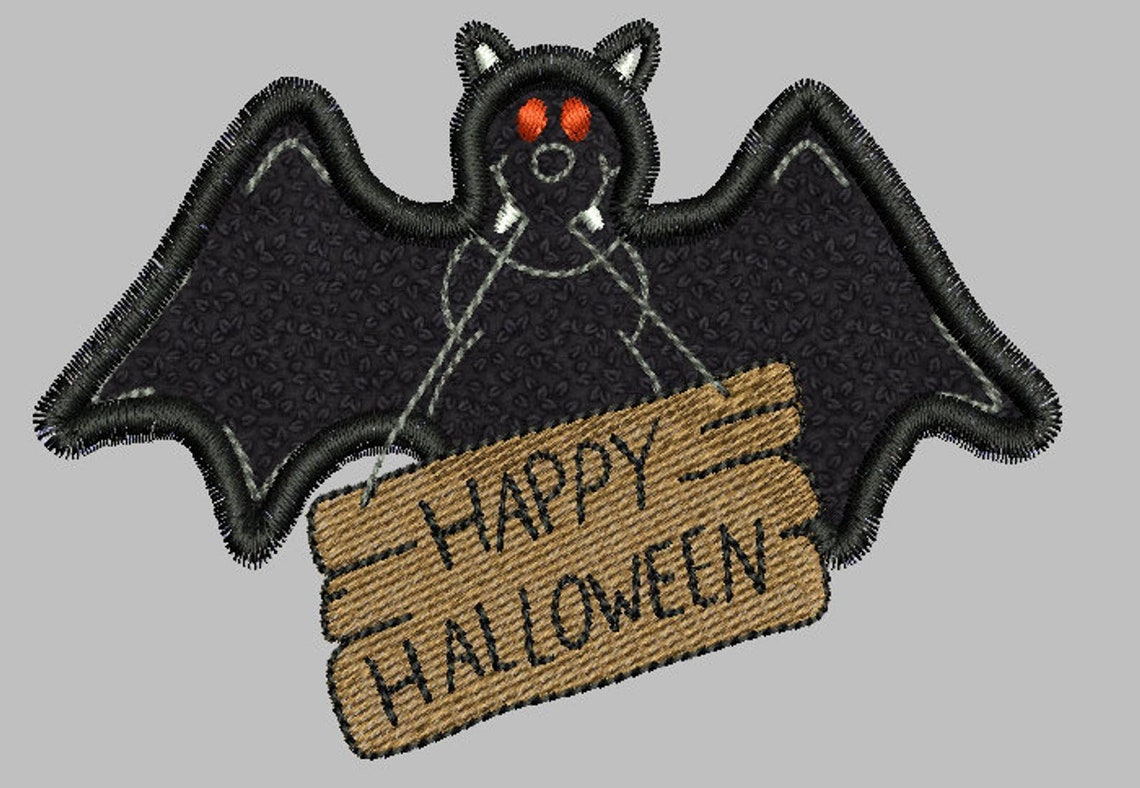 Halloween Machine Embroidery Design Set - Etsy