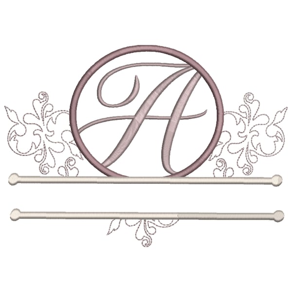 Swirl Monogram - Etsy