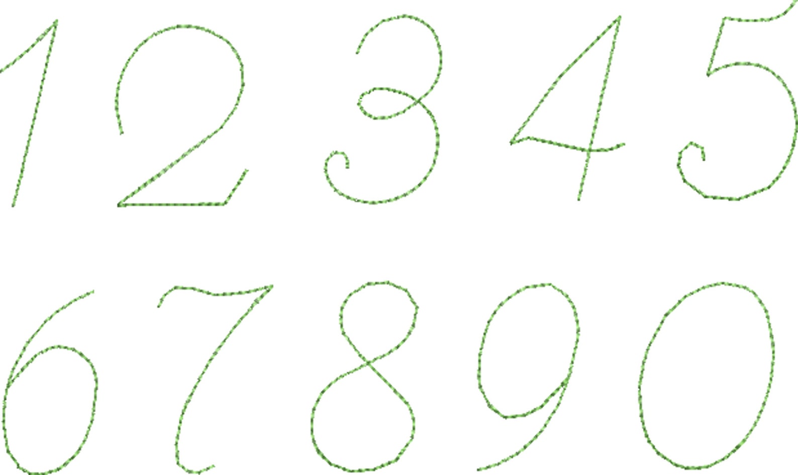 Vintage Script Embroidery Font - Etsy