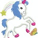 Unicorn Applique Machine Embroidery Design Instant Download - Etsy