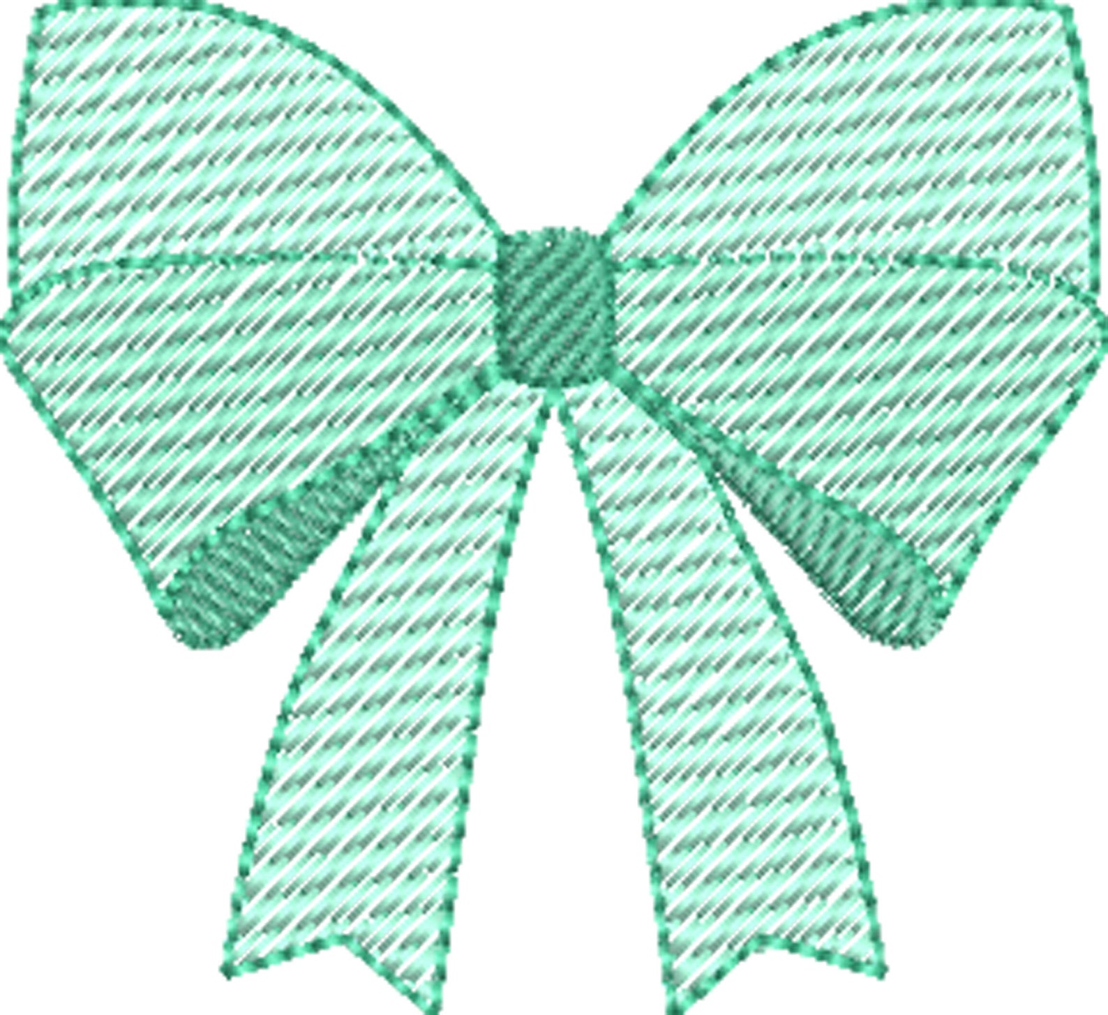 Bow Sketch Stitch Machine Embroidery Design Set Hair Bow - Etsy