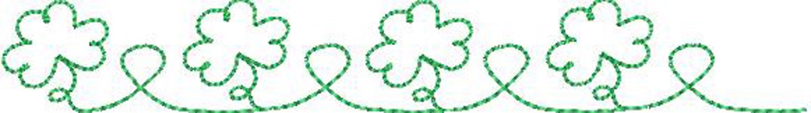 Swirly Shamrock Quilt Machine Embroidery Design - Etsy