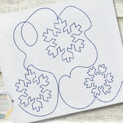 Star Continuous Line Quilt Machine Embroidery Design - Etsy