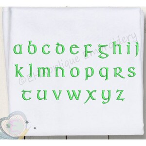 Irish Celtic Type Embroidery Font Machine Embroidery Design - Etsy