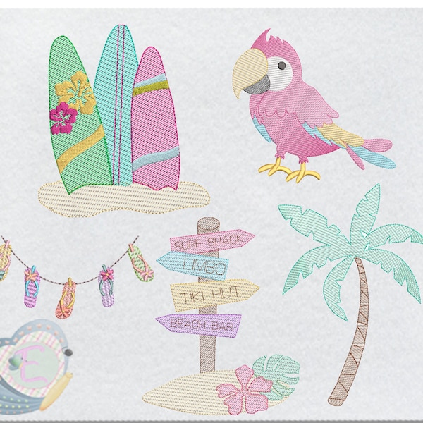 Summer Embroidery - Etsy