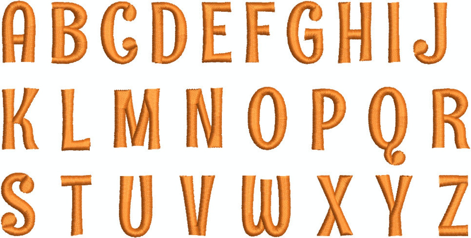 Rum Raisin Embroidery Font With BX Included - Etsy