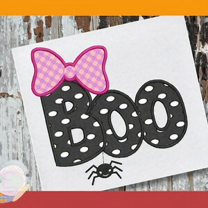 Boo Applique Machine Embroidery Design - Etsy
