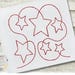 Star Continuous Line Quilt Machine Embroidery Design - Etsy