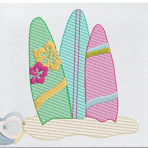 Machine Embroidery Beach Designs - Etsy