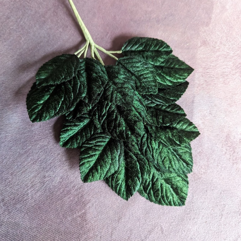 Dark Green Millinery Flower - Etsy