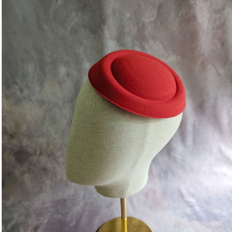 Red Felt Hat - Etsy