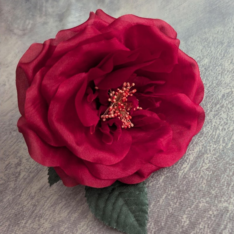 Red Silk Roses - Etsy