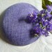 Lavender Purple Heather Tweed Fascinator Base Buckram Fabric Smartie ...
