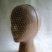 18 Inch Ivory Brown Camel Beige Dot Veiling for Hats Millinery Chenille ...
