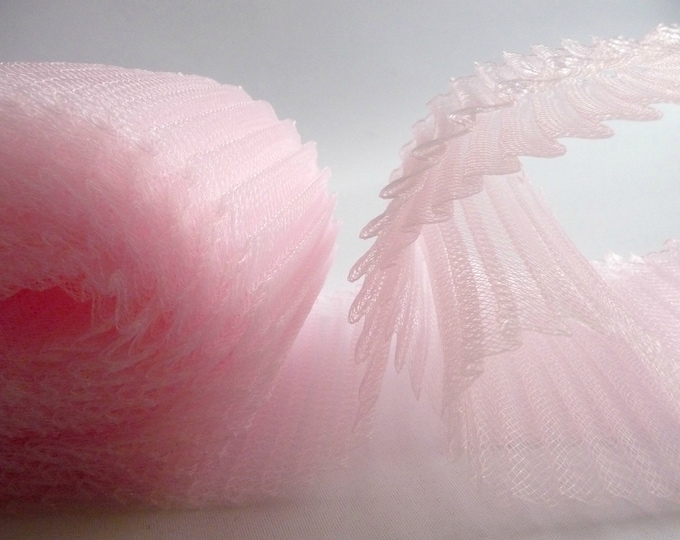 Vintage Hazel Atlas Pink Crinoline Cereal Bowls Set of 5 Ruffle Bowls ...