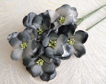 Gray Silk Flowers - Etsy