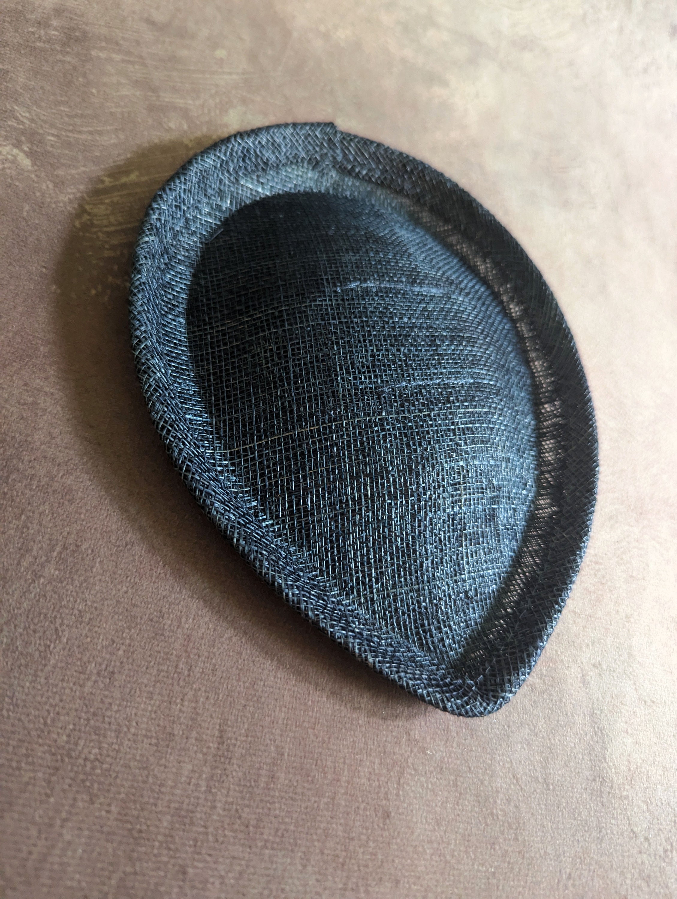 7" Navy Blue Sinamay Fascinator Base for DIY Hat Millinery Supply ...