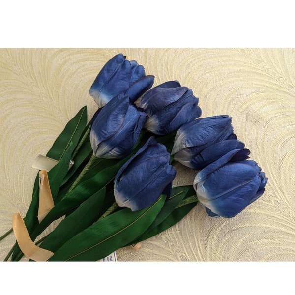 Blue Tulips - Etsy
