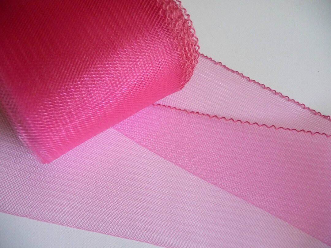 3 Inch Crin Hot Pink Horsehair Braid BTY Thread Edge for Hats DIY ...