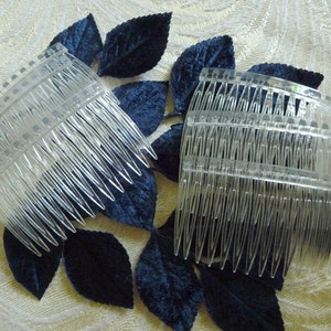 Six Clear Plastic Combs for DIY Millinery Fascinators Hats Veils Hair ...