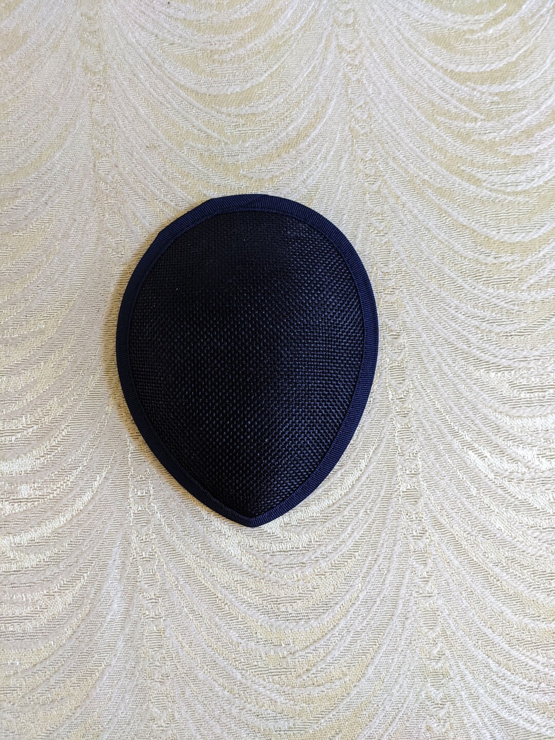Navy Blue Buckram Fascinator Base for DIY Hat Millinery Supply Teardrop ...