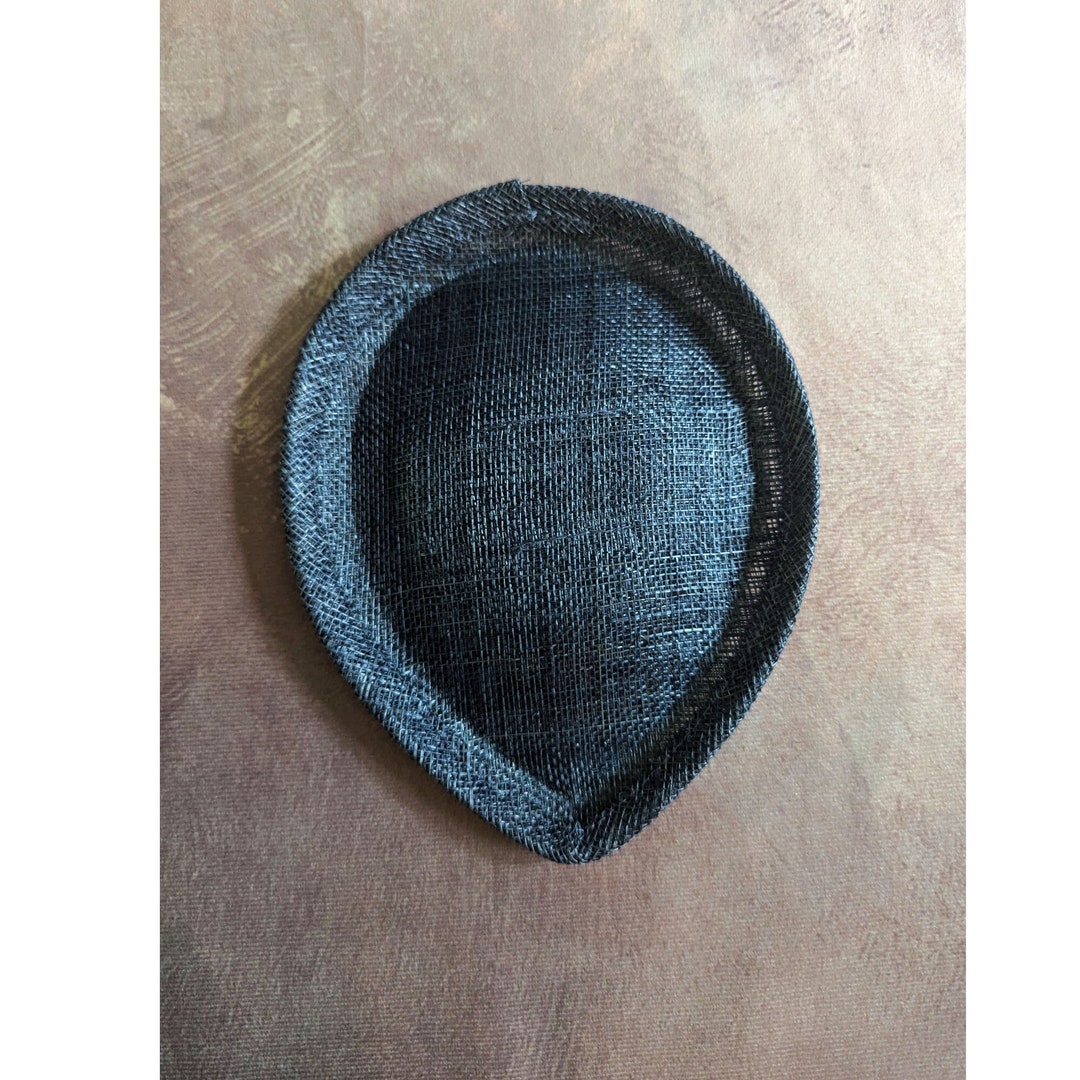 7" Navy Blue Sinamay Fascinator Base for DIY Hat Millinery Supply ...