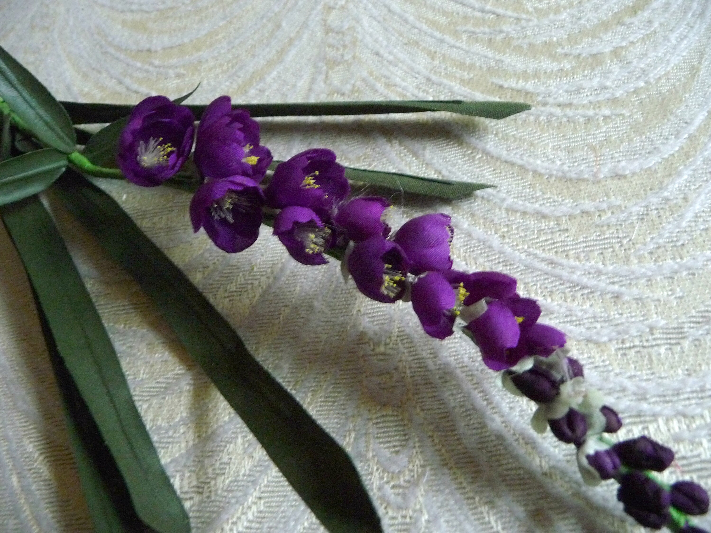 Vintage Hyacinth Spray Silk Millinery Flowers Royal Purple for | Etsy