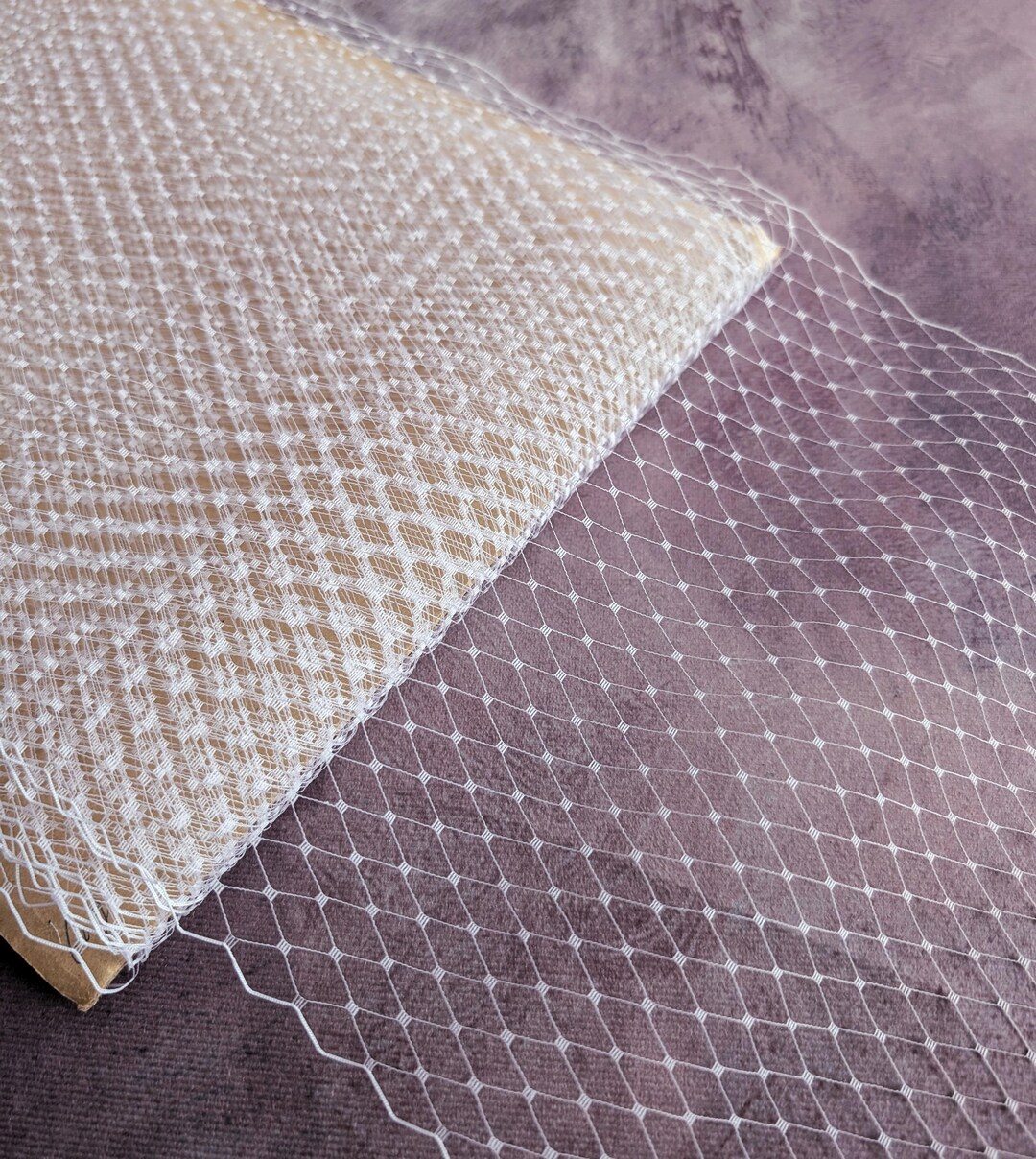 Pale Lavender Mist Veiling for Hats Millinery Supply 9 Inch Birdcage ...