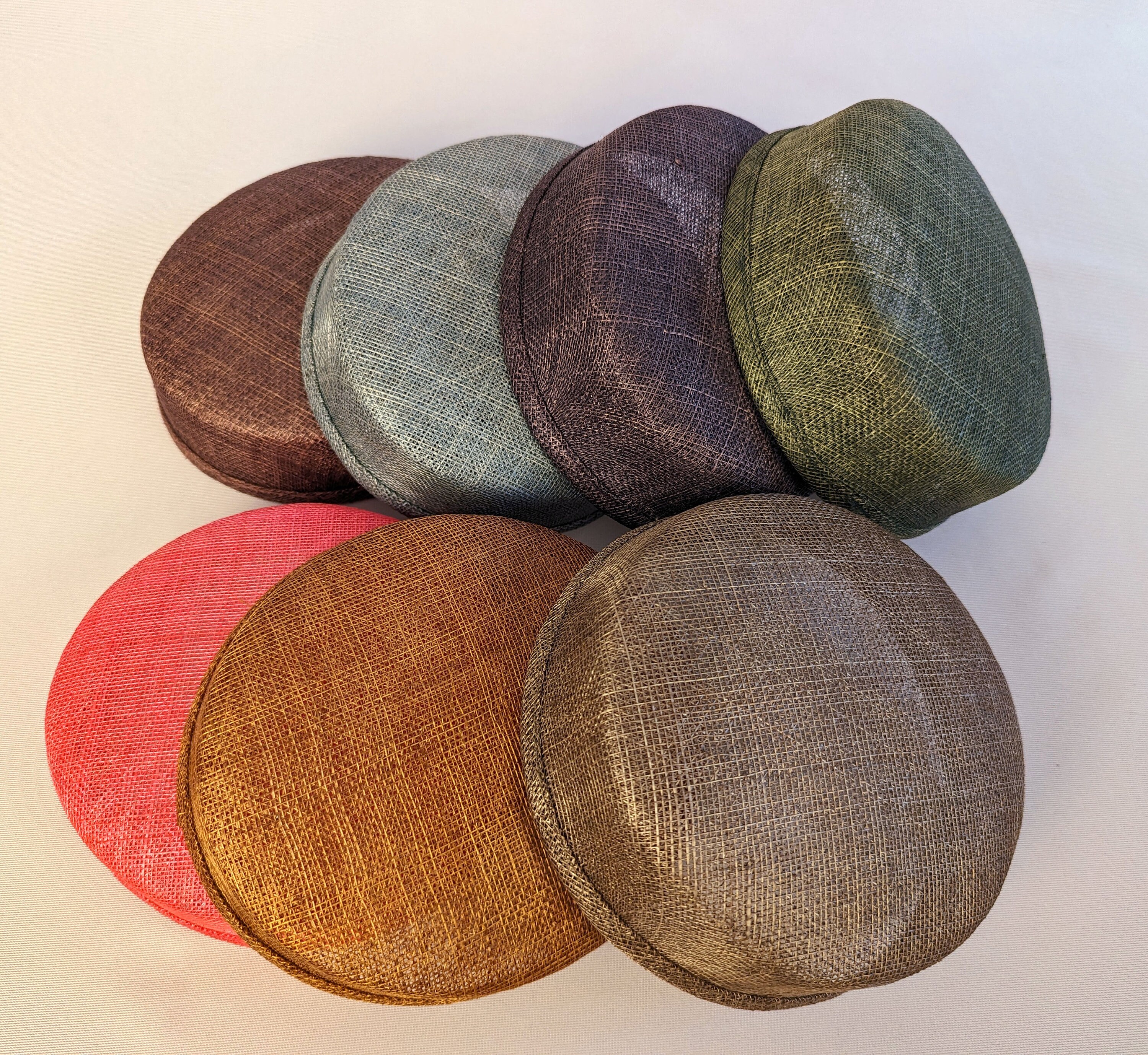7" Greige Sinamay Fascinator Hat Base Taupe Beige Gray for DIY Hat ...