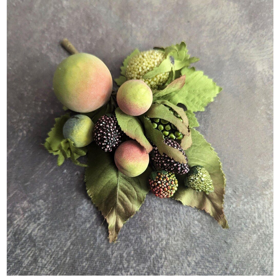 7 Vintage Fruit Cluster European Handmade Millinery for Hats Bonnets ...