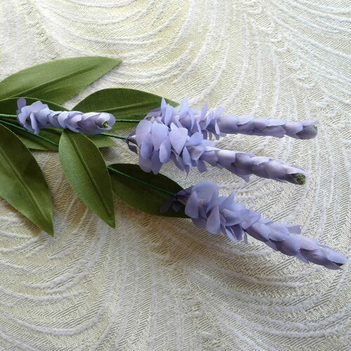 Vintage Hyacinth Spray Silk Millinery Flowers Royal Purple for - Etsy