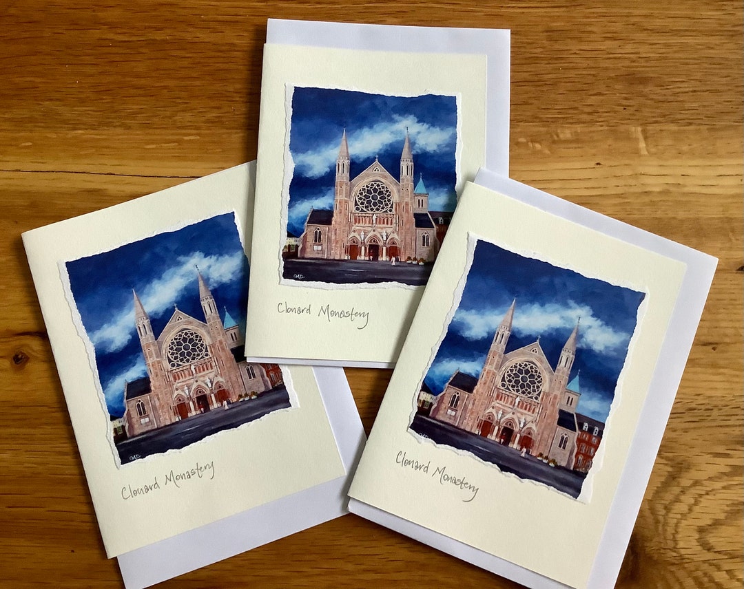Clonard Monastery Belfast Cards Prints From Original Art by - Etsy