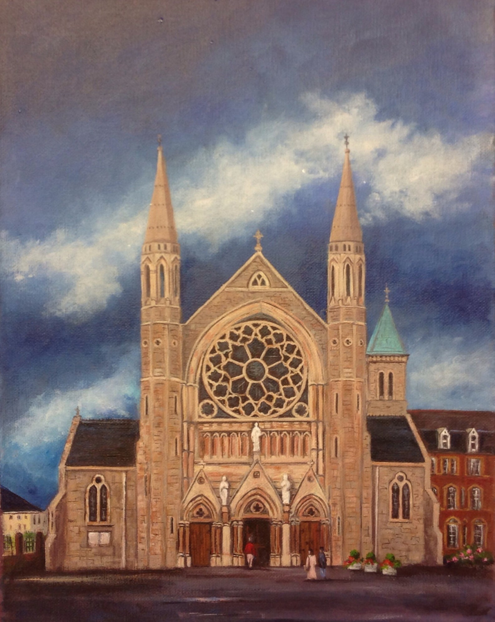 Clonard Monastery, Belfast, Print From Original Art by Oliveduffy - Etsy