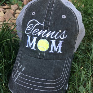Personalized Tennis Hats Tennis Mom Tennis Hair Dont Care Embroidered ...