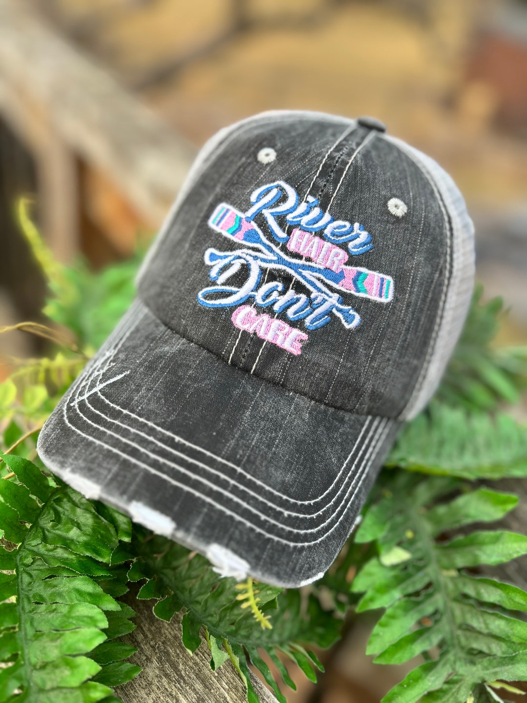 River Hats and Shirts RIVER Hair Don't Care Anchor Seashells ...