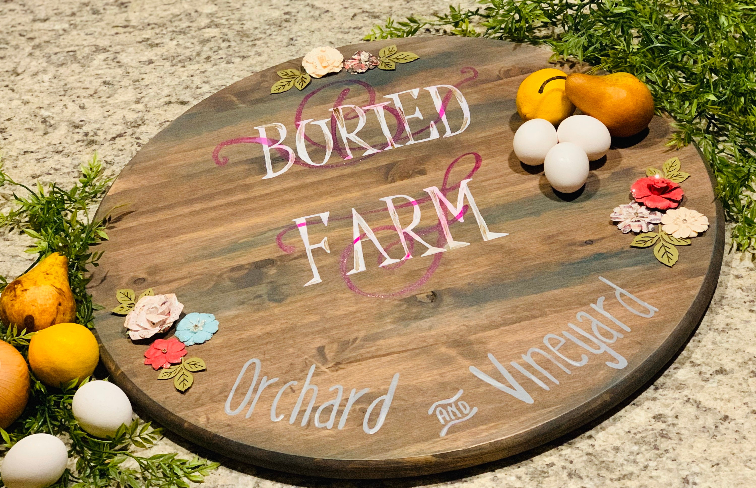 Wood signs Custom Hand painted 4 ft x 16 inch Family | Etsy
