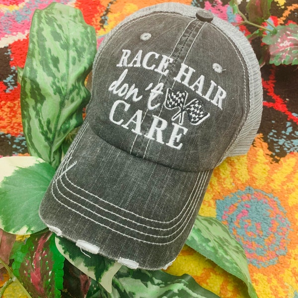 Checkered Racing Hat - Etsy