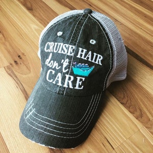 Southern Girl Hats Embroidered Distressed Womens Trucker Caps - Etsy